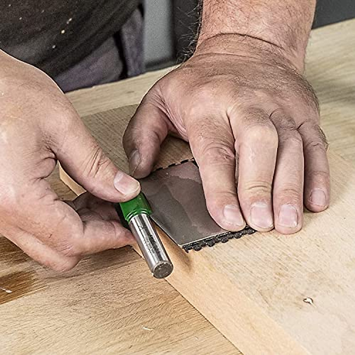 Trend 3-Inch Double-Sided Diamond Sharpening Stone, 300 & 600 Grit, Credit Card Sized Honing Stone with Storage Wallet, DWS/CC/FC