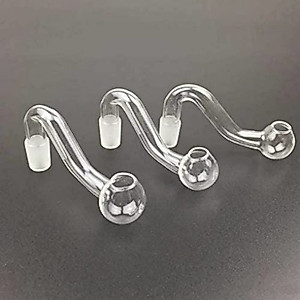 6PCS (14 M-M) Showroom Decorative Water Tank Connector, Transparent