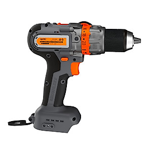 Mellif Professional Brushless Hammer Drill Compatible with Dewalt 20V Max Battery 1/2" Keyless High Torque Chuck Metal Clutch, 2,000RPM (Tool Bare, No Battery)