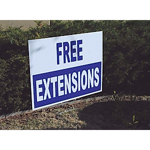 Visibility Signage Box of 50 Pack Blank Yard Signs 18x24 with h-Stakes for Garage Sales Signs, Graduations, or Political Lawn Sign