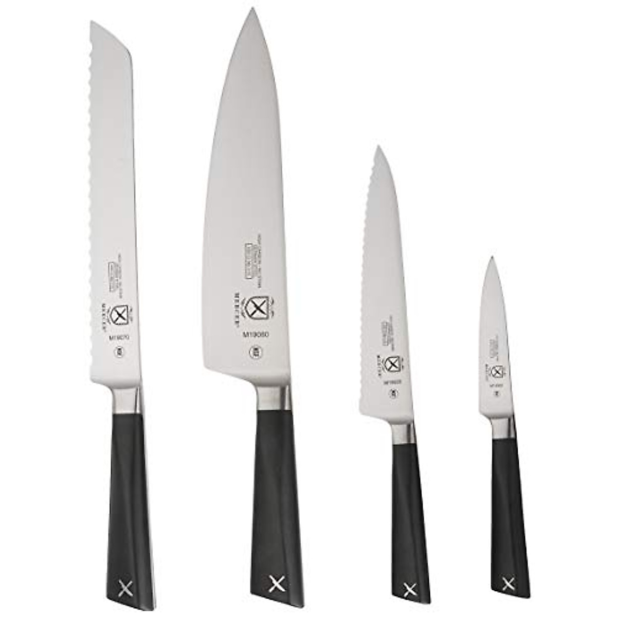Mercer Culinary Züm Magnetic Board Forged Knife Set, Bamboo, Black