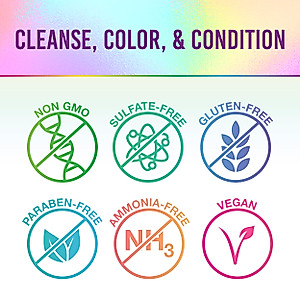 Punky Colour 3-in-1 Color Depositing Hair Cleanser & Conditioner, 8.5 fl oz. (Purpledacious)