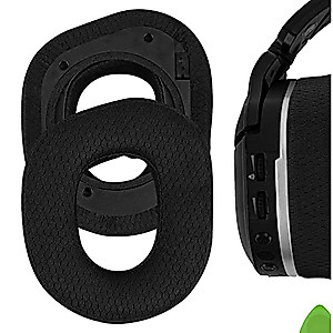 Geekria Comfort Mesh Fabric Replacement Ear Pads for Turtle Beach Stealth 700 Gen 2 Headphones Ear Cushions, Headset Earpads, Ear Cups Cover Repair Parts (Black)