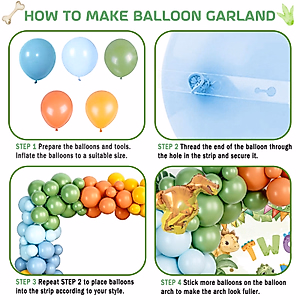 Fiesec Two Rex Birthday Decorations Boy, Dinosaur Party Decorations 2 Year Old Boy, 2nd Birthday Decorations For Boys, Backdrop Banner Balloon Cake Cupcake Topper Boxes Cutout Poster 138 PCs