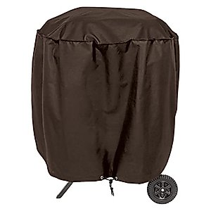 True Guard Grill Water Resistant Heavy Duty Patio Furniture Covers, Fade/Stain/UV Resistant for Outdoor Patio Furniture, 600D Rip-Stop Brown 30in