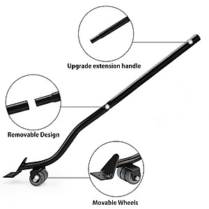 Heavy Duty Furniture Mover Dolly Set with Lifter, 360° Rotation 5-Wheel Furniture Dollies, 400kg/800Lbs Capacity Heavy Stuff Moving Tool Set