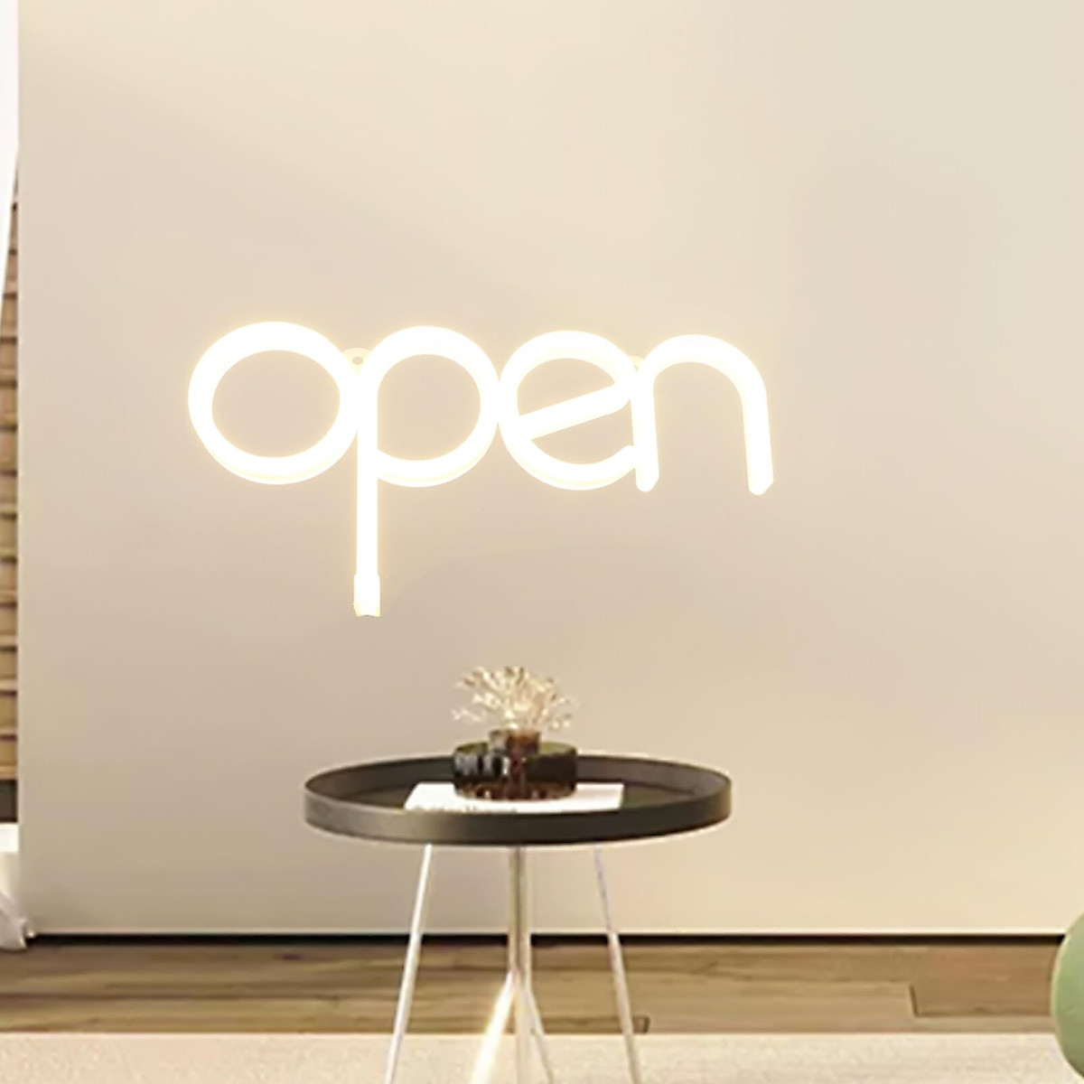 Homoyoyo LED Neon Open Sign Decorative Neon Lamp Festival Holiday Neon Light Decoration