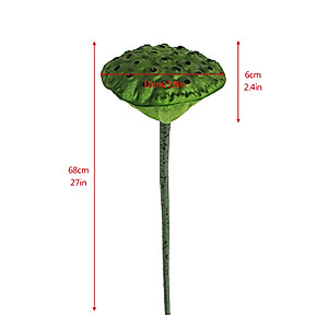 BHSHUXI 8 pcs Lotus Decorative Simulated Artificial Lotus Flower Artificial Floating Lotus Flower Foam Pond Decoration Plants Artificial Lotus Bud Bouquet Bunch for Garden Pool Fish Tank Decor