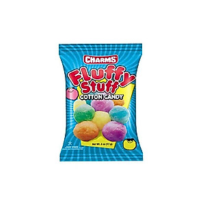 Fluffy Stuff Cotton Candy, 2.5-Ounce Bags (Pack of 12)
