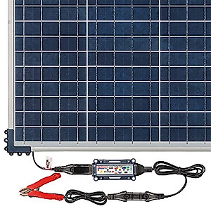 Optimate Solar Duo 40W, TM522-D4, 6-Step 12V / 12.8V 3.3A Weatherproof Solar Battery Saving Charger & maintainer