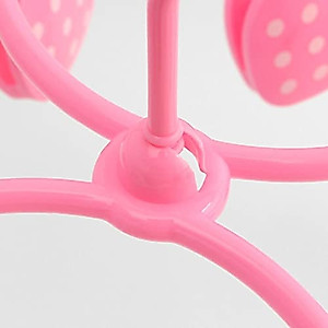 Muellery Clothes Dryer Hanger with Cute Strawberries Clips Drying Rack Folding Indoor TPQH96409