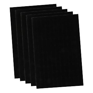 ABOOFAN 20 Pcs Ring Display Pad Jewelry Accessories Jewelry Display for Selling Earring Sponge Holder Retail Black Choker Necklace Pallet Jewelry Display Sponge Pad Travel Girl Ring Holder