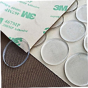 Hemoton Furniture Feet Pads 100pcs Clear Bumpers Rubber Bumper Anti Silica Gel Pad Silica Gel Bumper Coffee Table Floor Mat Cushion Absorber Furniture Feet Pads Clear Bumpers