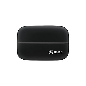 Elgato HD60 S, usb3.0 External Capture Card, Stream and Record in 1080p60 with ultra-low latency on PS5, PS4/Pro, Xbox Series X/S, Xbox One X/S, in OBS, Twitch, YouTube, works with PC/Mac