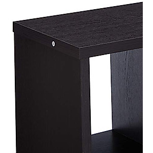 Baxton Studio Cassidy 4-Level Modern Bookshelf, Dark Brown