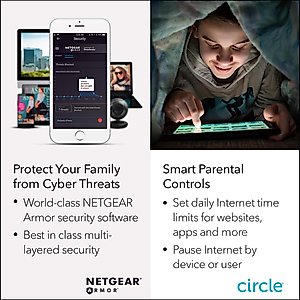 NETGEAR Orbi Tri-Band WiFi Router with 4G LTE Modem Built-in (LBR20) for Primary or Backup Internet | Supports AT&T and T-Mobile | Coverage up to 2,000 sq. ft. | AC2200 WiFi (LBR20-100NAS) (Renewed)