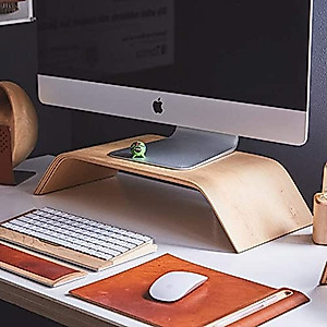 WXBDD Wooden Monitor Stand, Riser Stand, Shelf Stand for All and Other Computers LCD Monitors (Color : E)