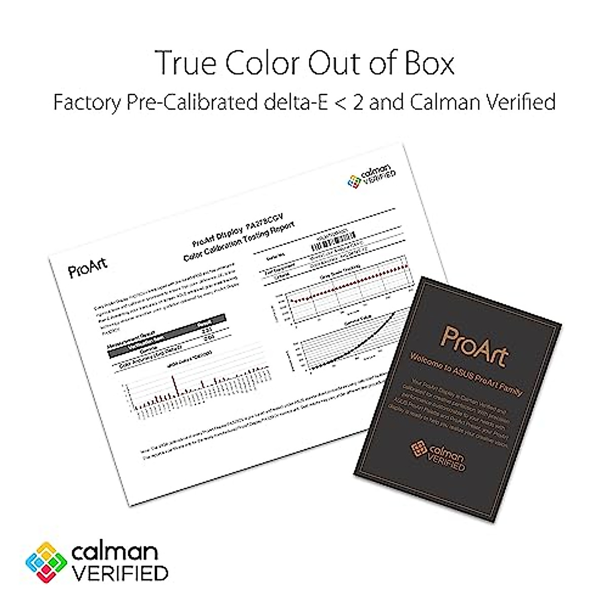 ASUS ProArt Display 27” 1440P Professional Monitor (PA278CGV) - IPS, QHD (2560 x 1440), 144Hz, 95% DCI-P3, ΔE < 2, Calman Verified, USB-C PD 90W, FreeSync Premium, DisplayHDR 400, Height Adjustable