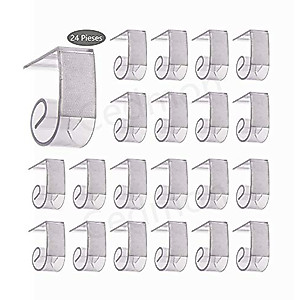 Mateda Table Skirting Clips Tablecloth Clips for Table 1" 1/2 - 2 1/8", Set of 24