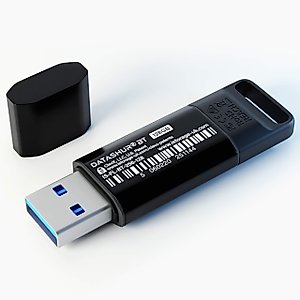 iStorage datAshur BT 128 GB | Encrypted Secure Flash Drive | Unlock via Smartphone Using Bluetooth | FIPS 140-2 Level 3 Certified | Remote Management Ready