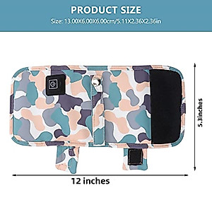 Toyvian 1Pcs USB Baby Bottle Warmer 3 Gears Temperature Adjustable Bottle Warmer, Insulated Milk Bottle Bag Portable Breastmilk Warmer Bag