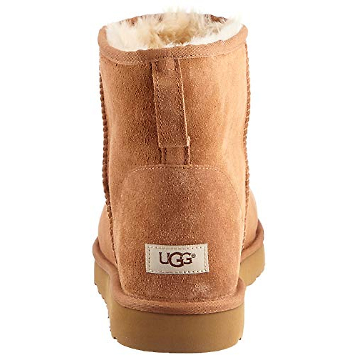 UGG Women's Classic Mini II Boots, Chestnut, Tan, 7 Medium US