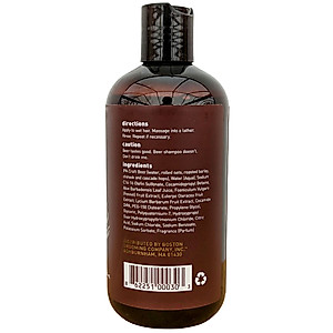 Duffy's Brew Beer Shampoo, 12 Ounce Hair Care Made with Premium IPA Craft Beer, Hair Shampoo that Nourishes, Thickens, and is Color Safe