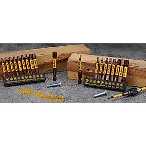 Allen-Wrench Hex Drill Bit Set: 21PCS Durable Impact Allen Key Set, Long-Lasting Strong Magnetic Hex Screwdriver Bit Set, SAE & Metric Size, Mechanic Automotive Furniture DIY Home Repairs