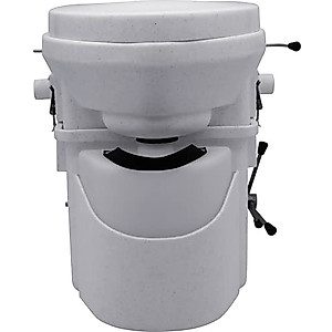 Nature's Head Self Contained Composting Toilet with Close Quarters Spider Handle Design