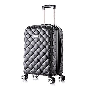 Rockland Melbourne Hardside Expandable Spinner Wheel Luggage, Quilt, Carry-On 20-Inch