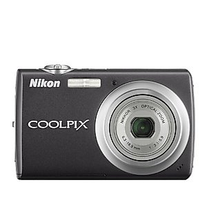 Nikon Coolpix S220 10MP Digital Camera with 3x Optical Zoom and 2.5 inch LCD (Graphite Black)