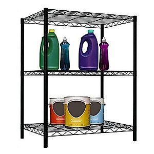 6769 - 3 Layer Wire Shelving Rack Unit Storage Metal Shelf Garage Organizer – Mn27