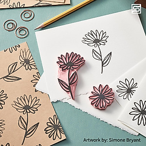 Speedball Super Value Block Printing Starter Kit – Includes Ink, Brayer, Lino Handle and Cutters, Speedy-Carve