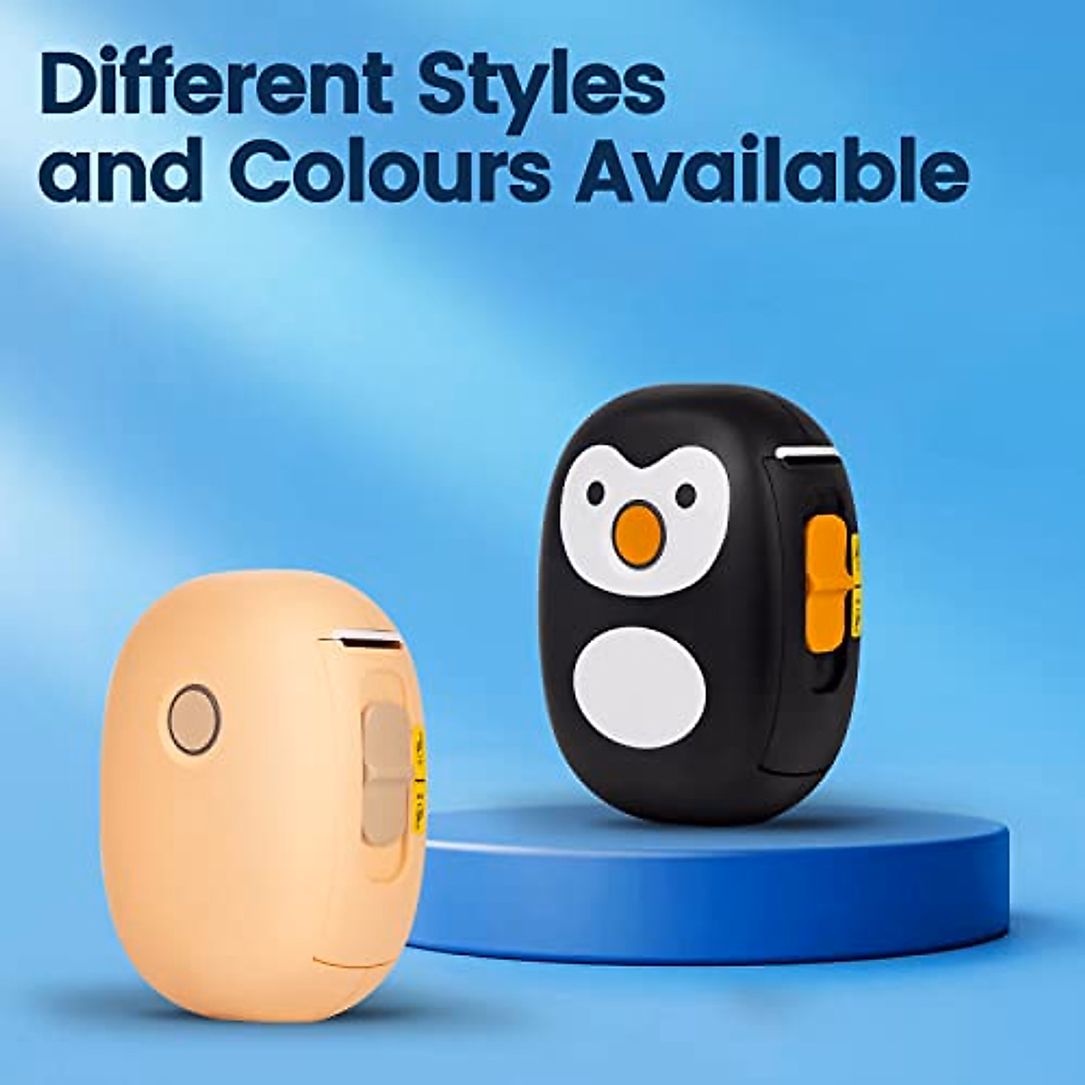 Bluetooth Label Maker Machine with Tape, Portable Bluetooth Label Printer, Thermal Mini Label Printer, Multiple Templates Inkless for Phone Pad Office Organization Home Kitchen Storage-Black