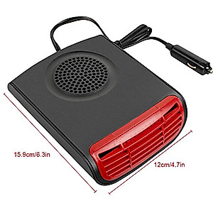 Pevor 3 in1 Portable Car Heater & Cooling & Air Purifier Windshield Defroster Demister 12V 150W