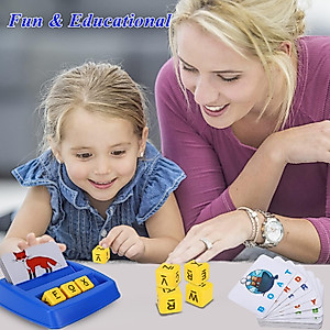 Learning Toys for 3 4 5 6 Year Old Boy Gifts,Educational Sight Words Flash Cards Kindergarten, Spelling Learning Games for Kids Ages 5-7,Matching Letter Math Memory Games