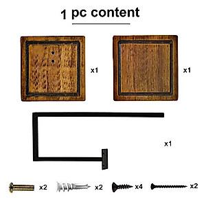 WELLAND Floating Shelf for Wall Rustic Wood Wall Shelves Hanging Planter Flower Pot Holder Sconce/Candle Holder Set of 3
