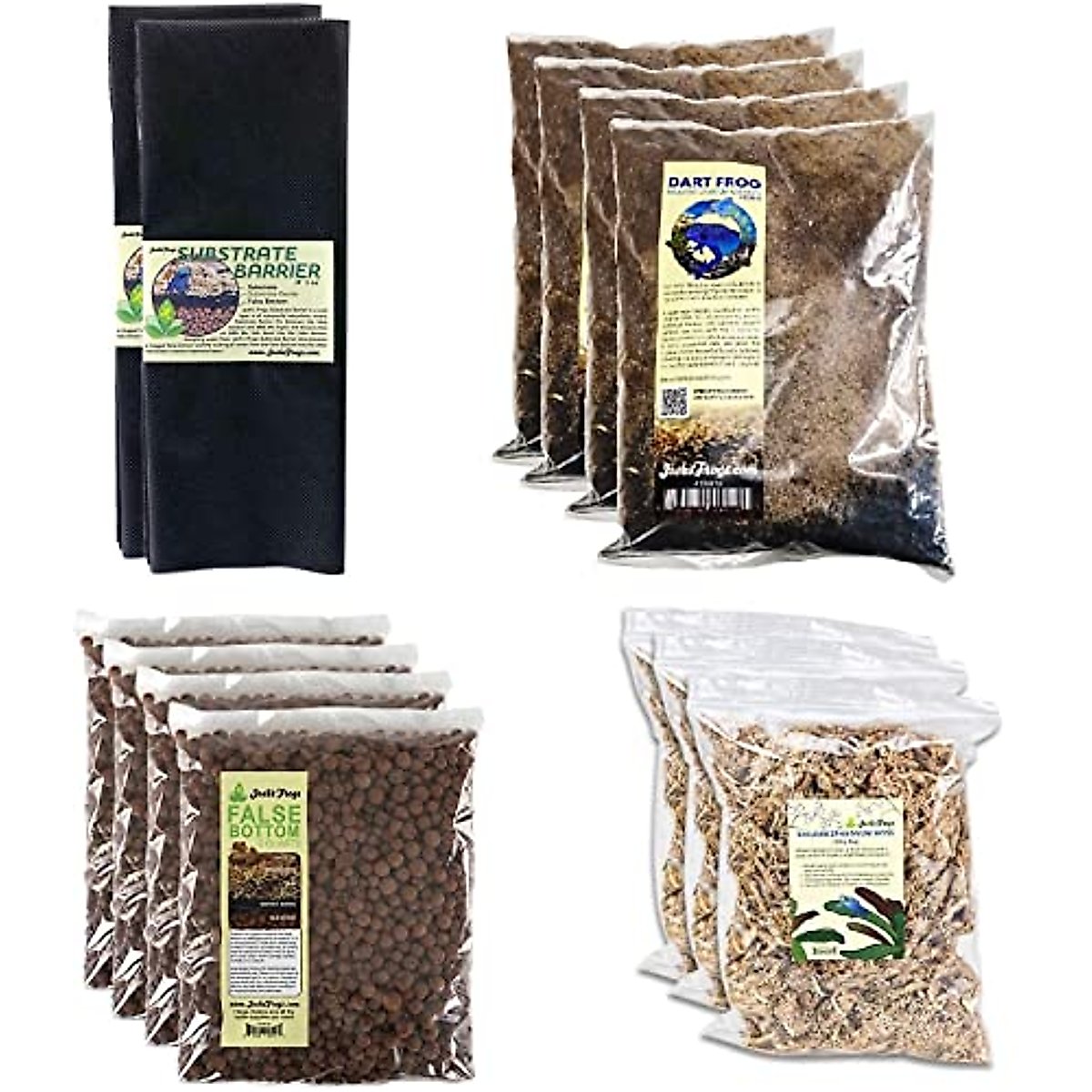 Josh's Frogs Bioactive Dart Frog Substrate Vivarium Bundle- Extra Large