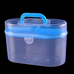 EXCEART Plastic Storage Box Tool Box Sewing Box Organizer Multipurpose Organizer Random Color