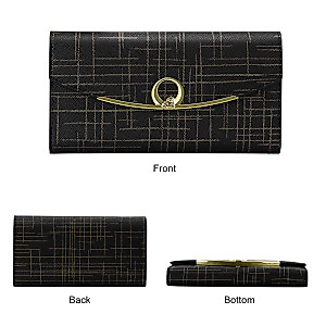 XEYOU Women Leather Wallet Trifold Clutch Wallet Purse Ladies Card Holder Cellphone Wallet for Women