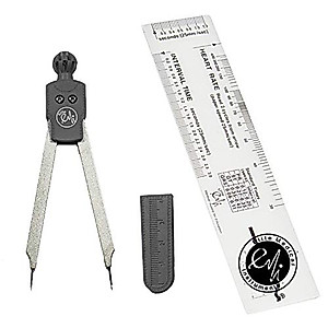 EMI Deluxe EKG Caliper and EKG ruler Combination Set EKR-453