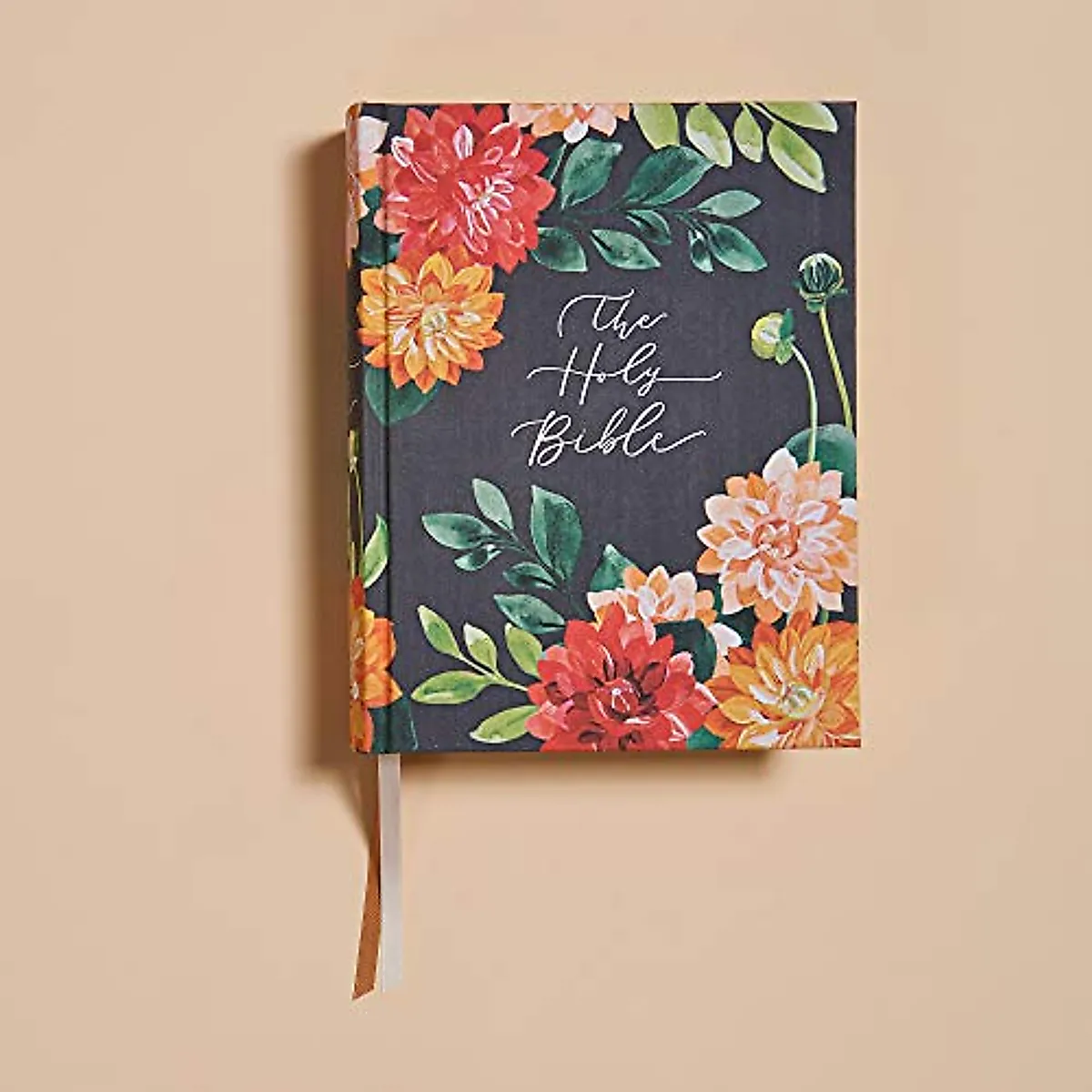 CSB Notetaking Bible, Hosanna Revival Edition, Dahlias Cloth Over Board, Black Letter, Single-Column, Journaling Space, Reading Plan, Easy-to-Read Bible Serif Type