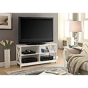 Convenience Concepts Oxford TV Stand, White