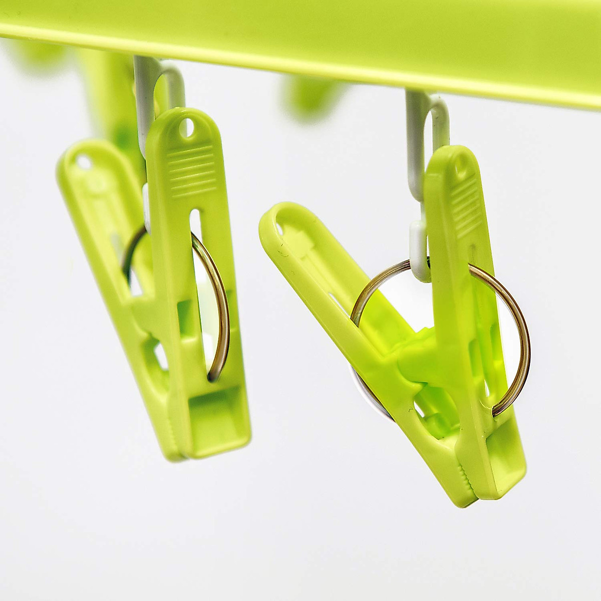 Artmoon Remark Laundry Drying Hanging Rack with 24 Clips - Strong Clothespins (15.2 X 11.6 X 13.8) | Indoor Outdoor Airer Dryer for Drying Baby Clothes, Lingerie, Underwear, Hat, Scarf, Socks, Gloves