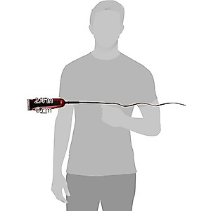 Andis 75360 Adjustable Blade Clipper Easy Cut 20-Piece Haircutting Kit, Red/Black