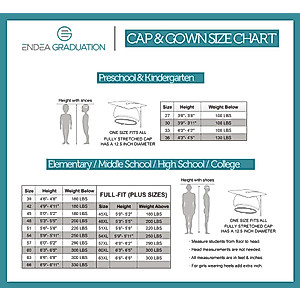 Endea Graduation Matte Cap & Tassel (Navy Blue, 2023)