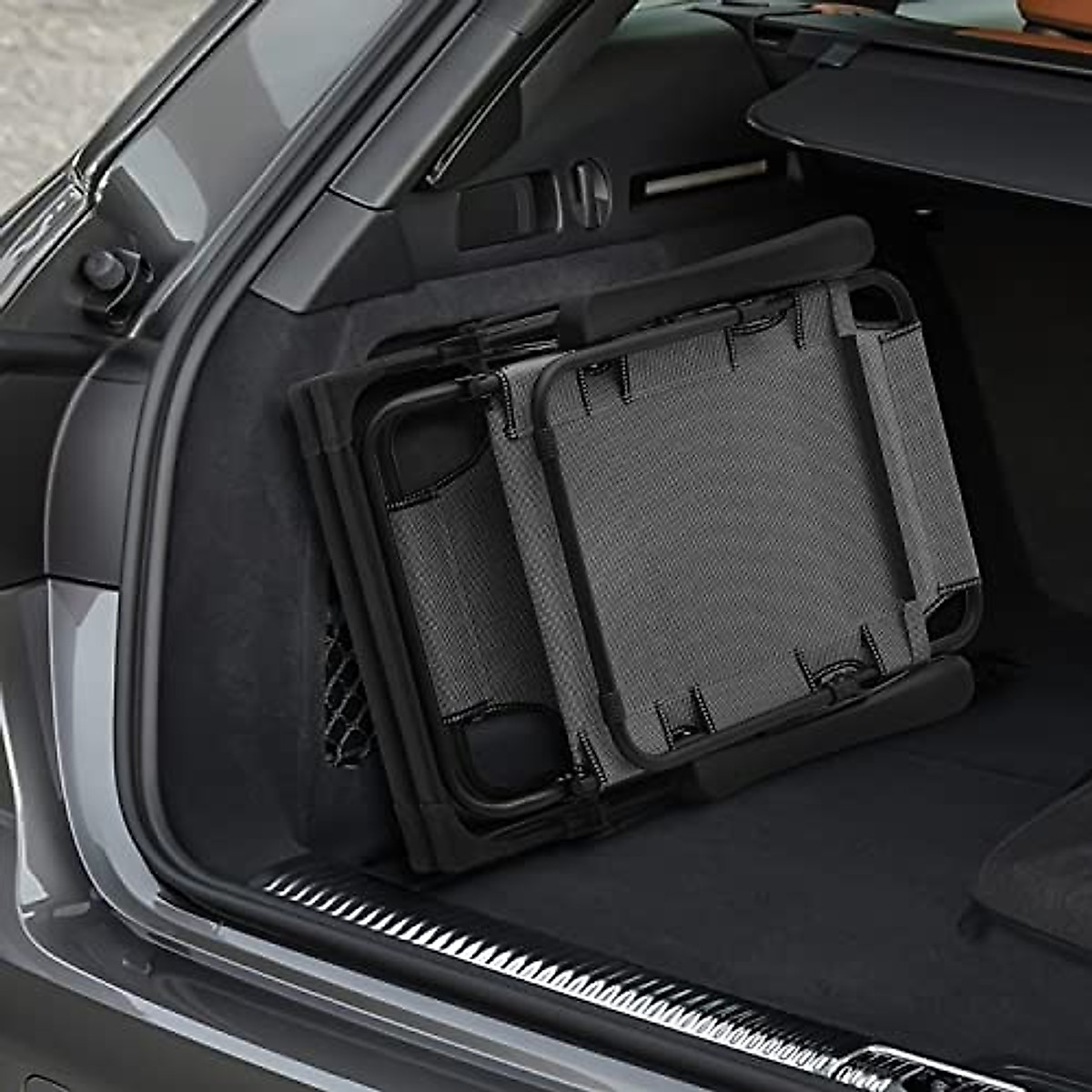 MoNiBloom Outdoor Lounge Chair Set of 2 Reclining Patio Lounger Chair, Folding Portable Chaise with Headrest, Adjustable Reclining Lawn Chair for Patio Beach Yard, 330lbs Capacity