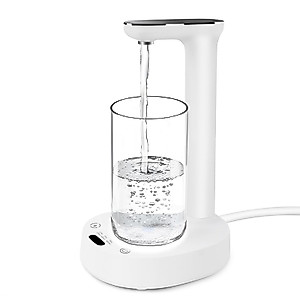 Fabuday Desk Water Jug Dispenser - 5 Gallon Water Bottle Dispensers for Bedside with Light, Smart Nightstand Water Pump for Home Office Kitchen