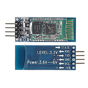 AITRIP 3PCS HC-06 RS232 Wireless Serial 4 Pin Bluetooth RF Transceiver Module Support Slave and Master Mode for Arduino