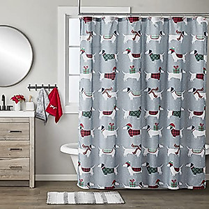 SKL Home Snow Many Dachshunds Hand Towel (2-Pack), Red